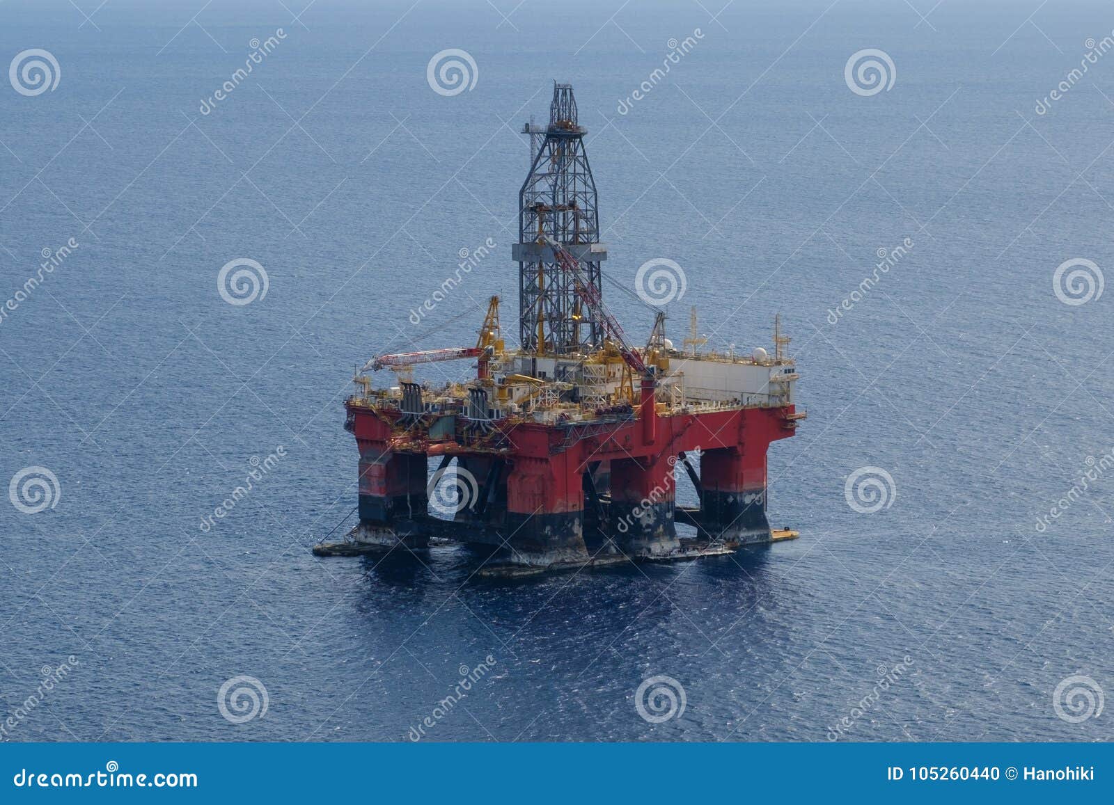 Drilling Platfom , Offshore Drill Ships, Ocean Aerial Stock Photography ...