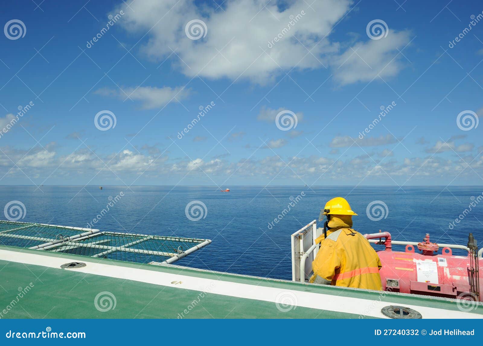 An offshore fireguard stock photo. Image of industrial - 27240332