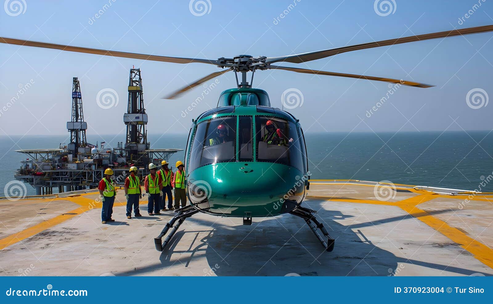 Offshore Helicopter Royalty-Free Stock Image | CartoonDealer.com #41303776