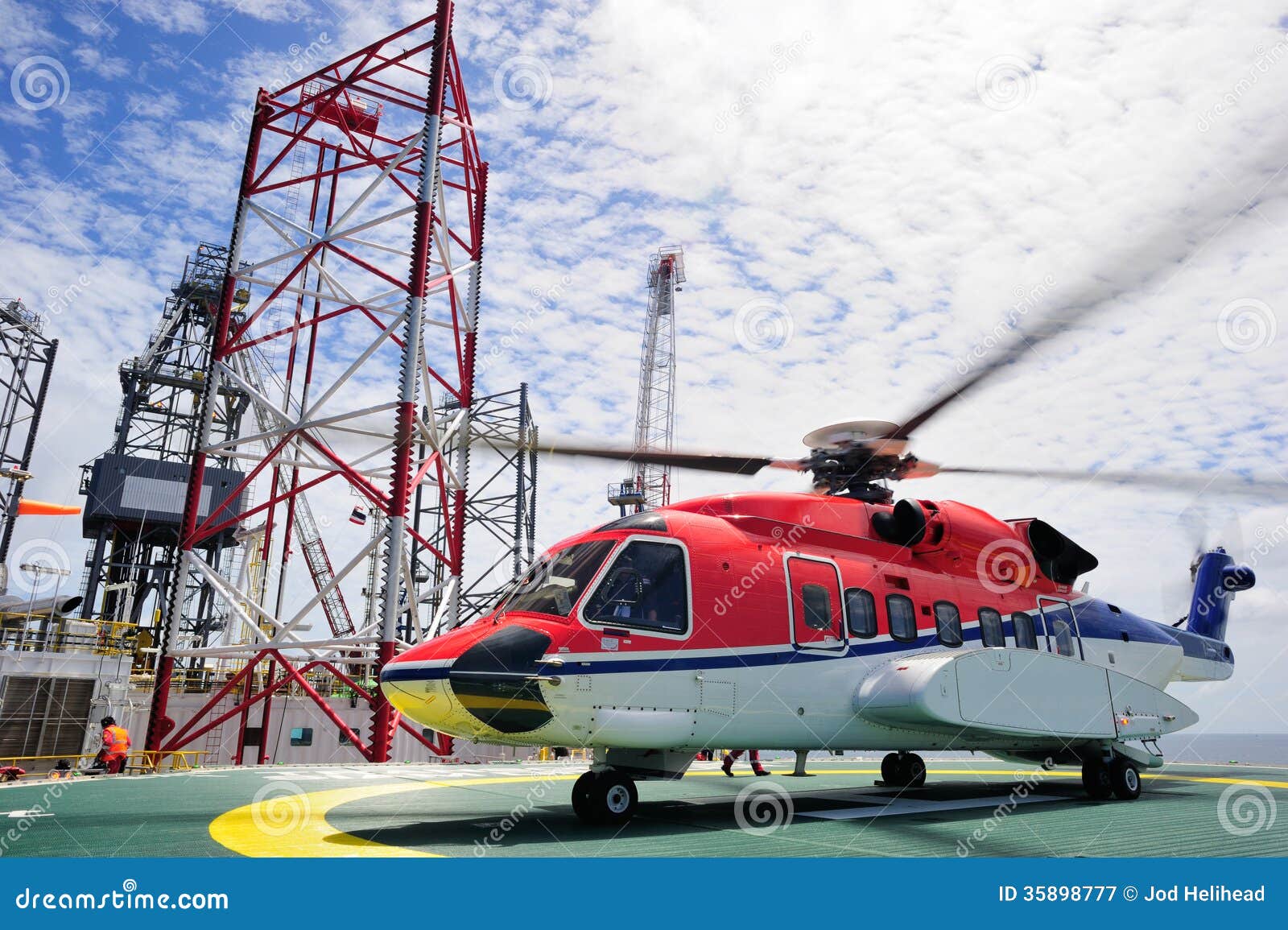 The offshore helicopter stock image. Image of passenger - 35898777
