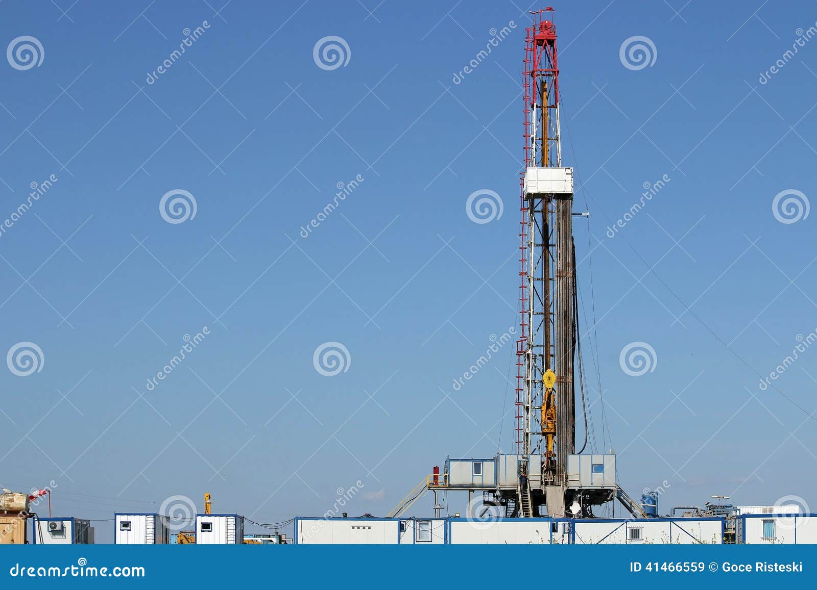 Offshore oil drilling rig stock image. Image of petrochemical - 41466559