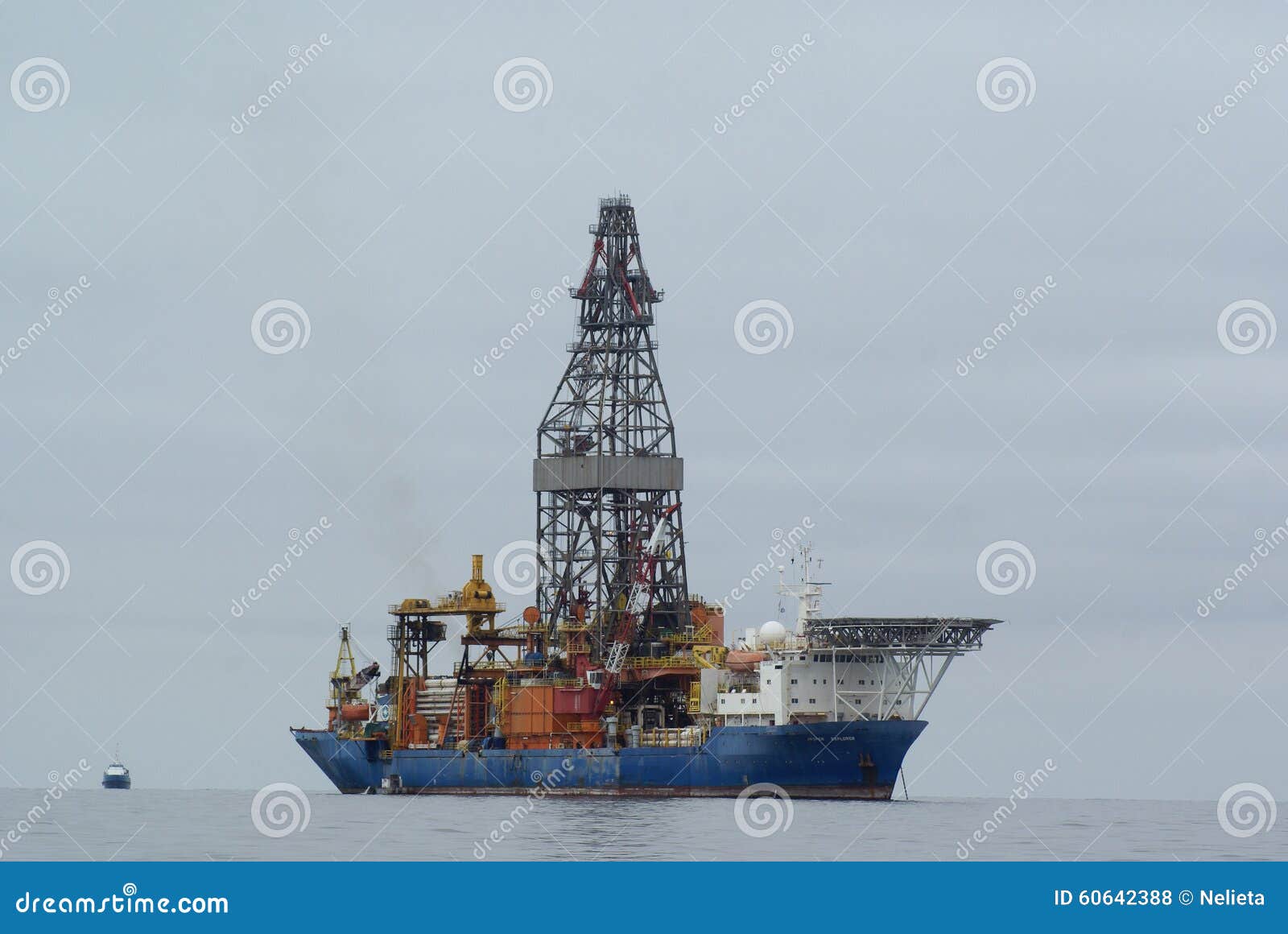 Offshore Oil Rig in Namibia Editorial Stock Photo - Image of mining ...