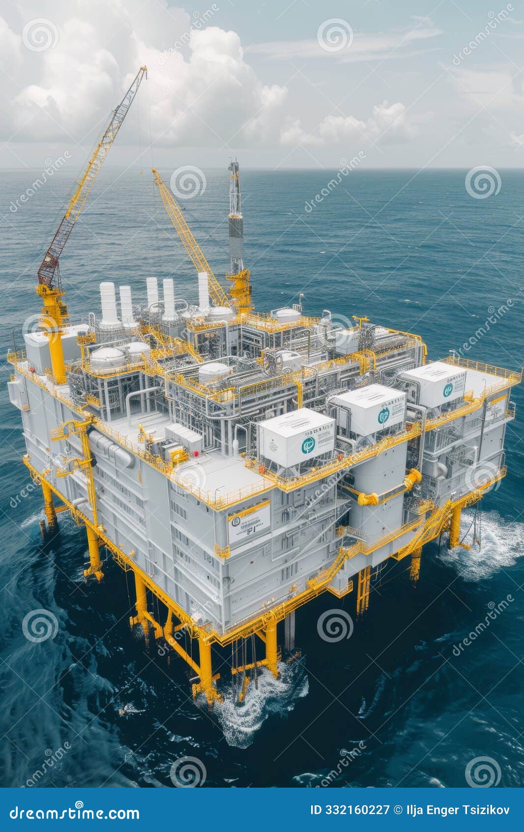 Offshore Oil Rig Platform, a Marvel of Engineering for Extracting ...