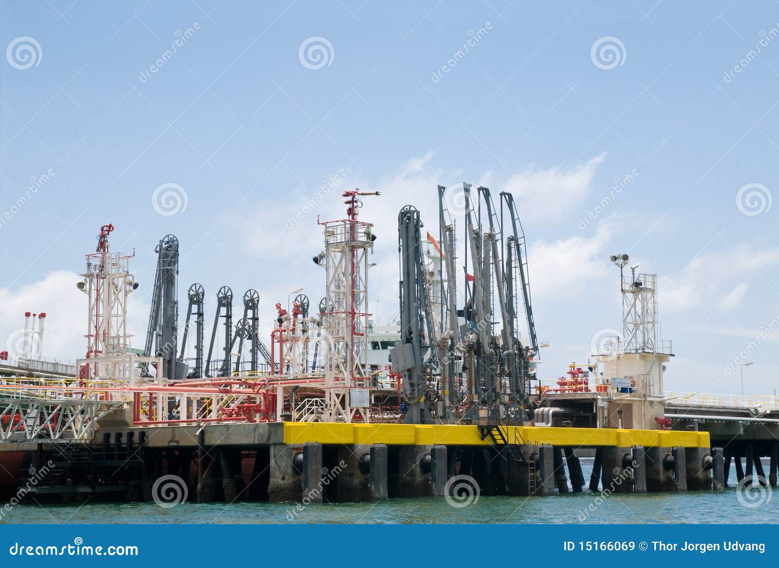 Offshore oil terminal stock image. Image of energy, industry - 15166069
