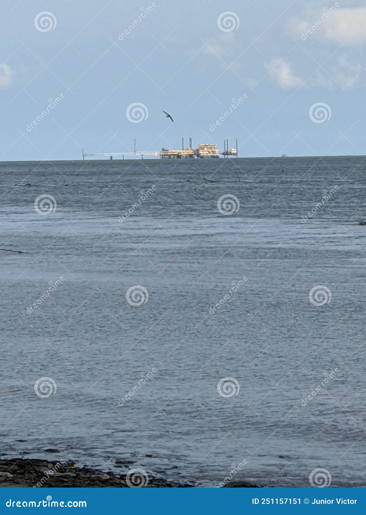 An Offshore platform stock image. Image of offshore - 251157151