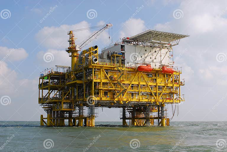 OFFSHORE PLATFORMS stock photo. Image of grand, blue, offshore - 4440000
