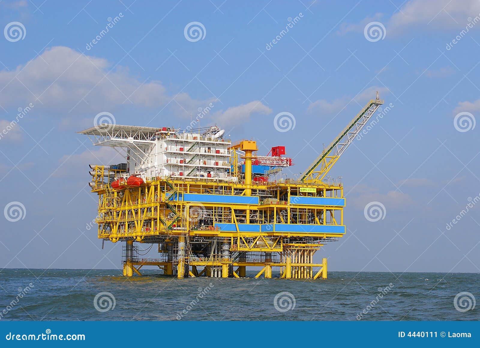 OFFSHORE PLATFORMS stock image. Image of platforms, china - 4440111
