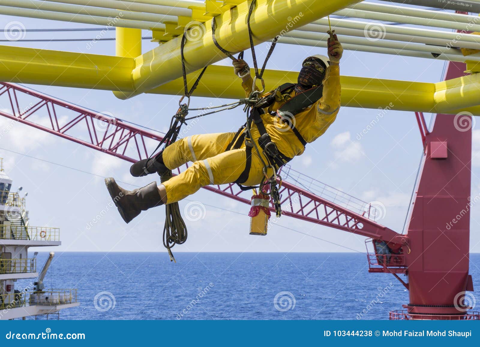 Offshore services editorial stock photo. Image of construction - 103444238