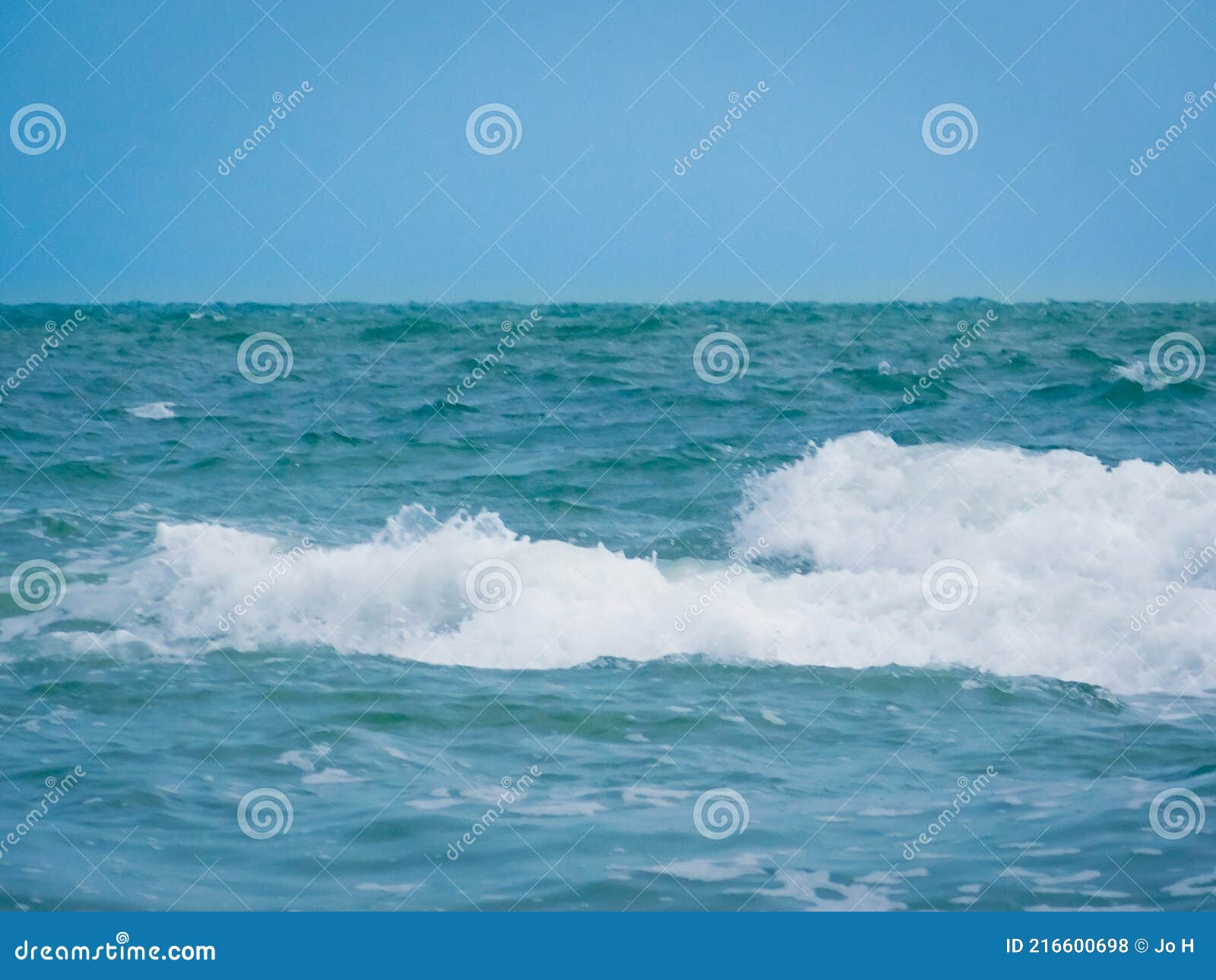 Offshore Splashing waves stock photo. Image of seafoam - 216600698