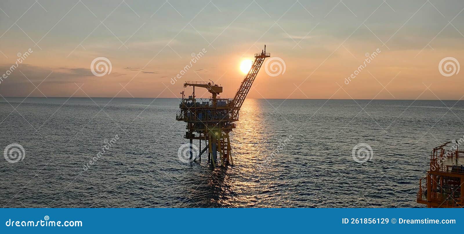 Offshore Sunrise Middle East Java Stock Image - Image of sunrise ...