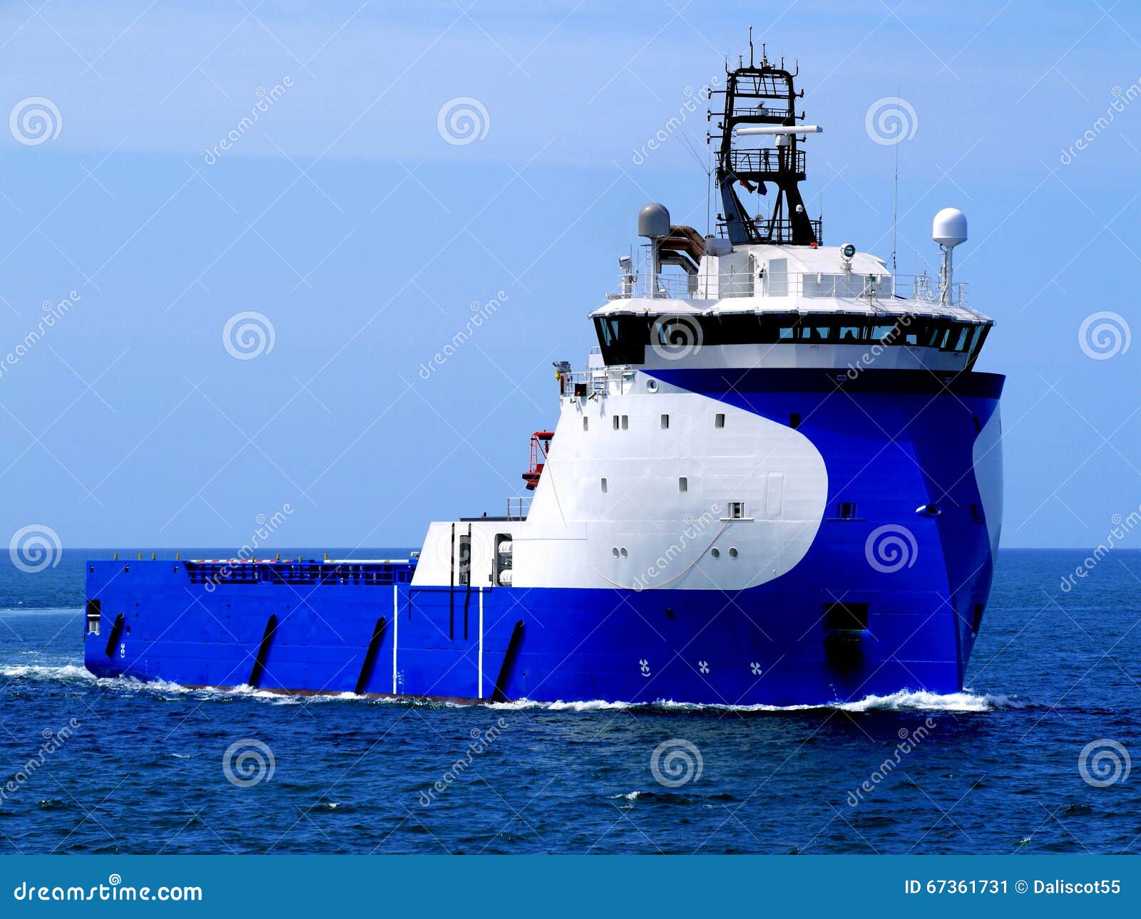 Offshore Supply Ship D stock image. Image of shipping - 67361731