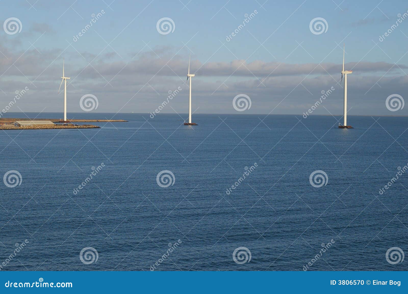 Offshore wind generators stock photo. Image of nonpolluting - 3806570