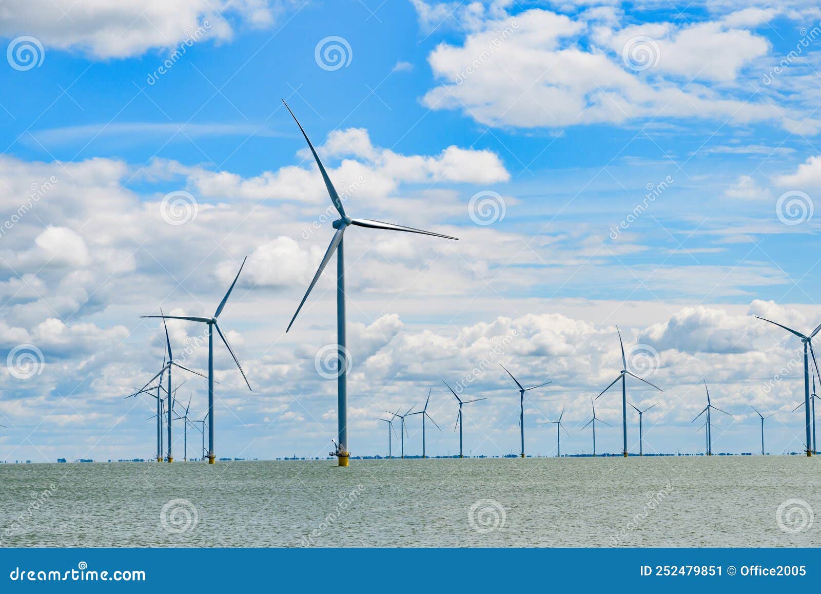 Offshore wind power plants editorial photo. Image of alternative ...