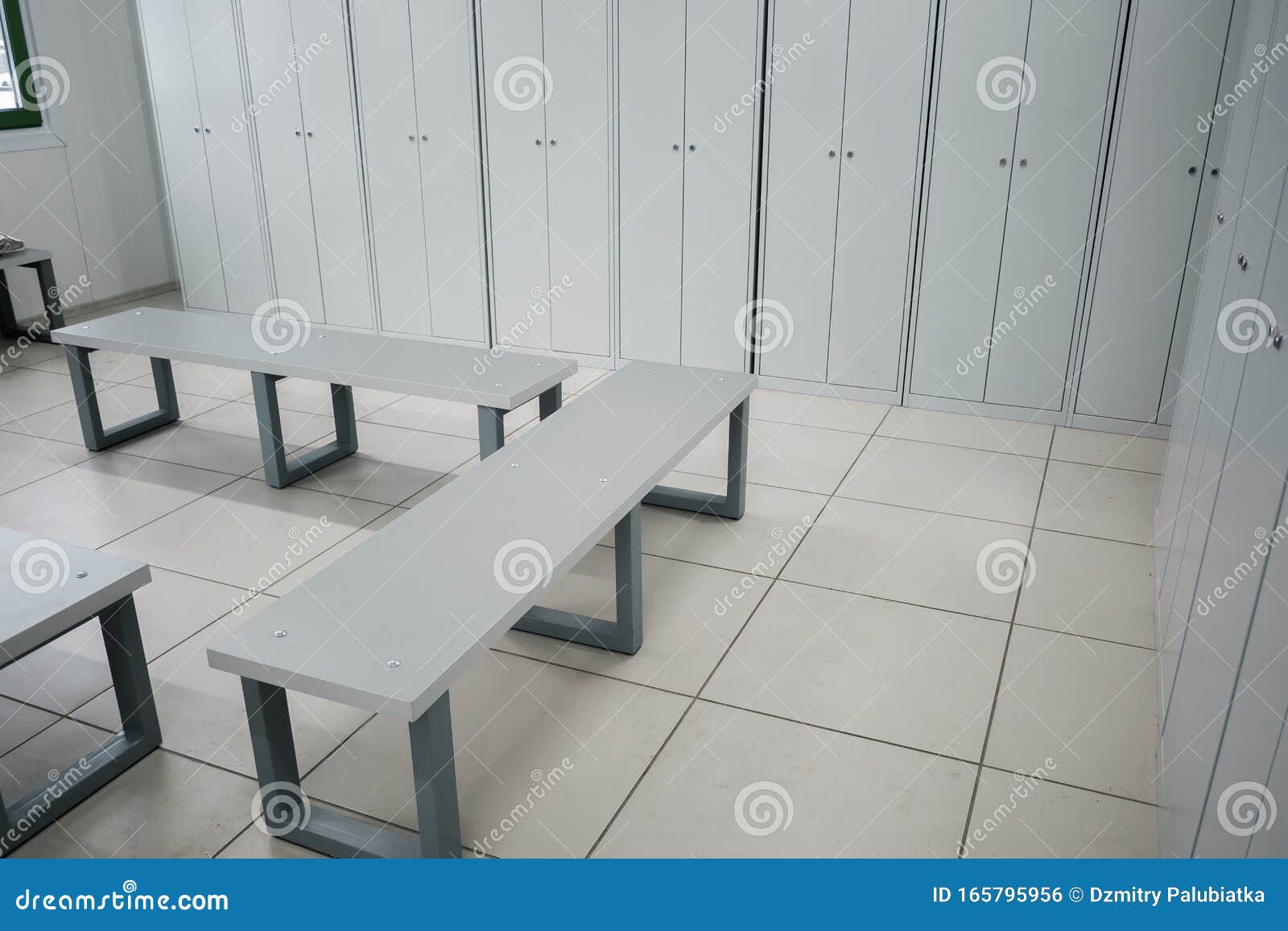 Offshore Workers Changing Room. Industrial Type Changing Room Lockers ...