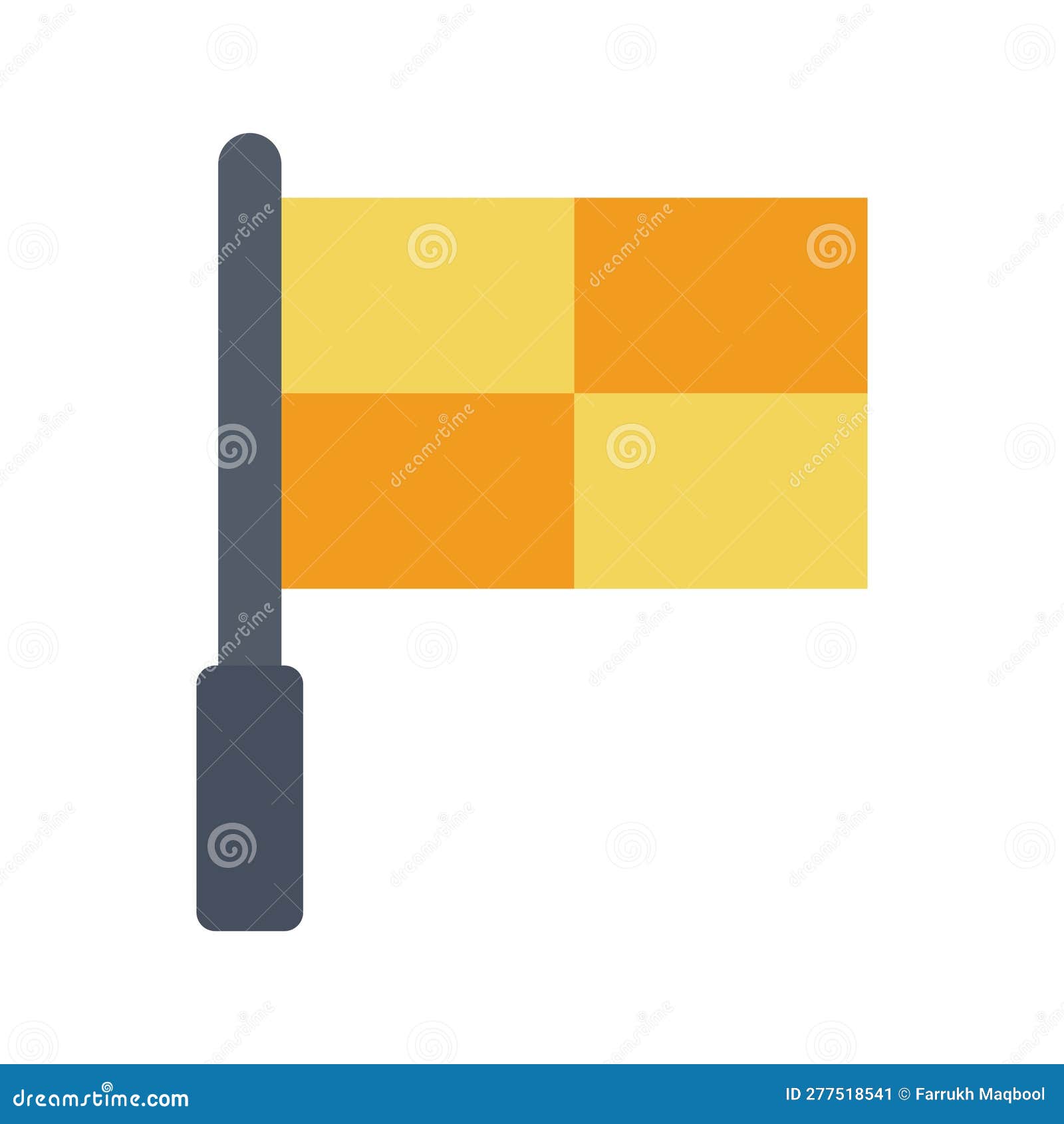 Offside Flag Icon Vector Image. Stock Vector - Illustration of isolated ...