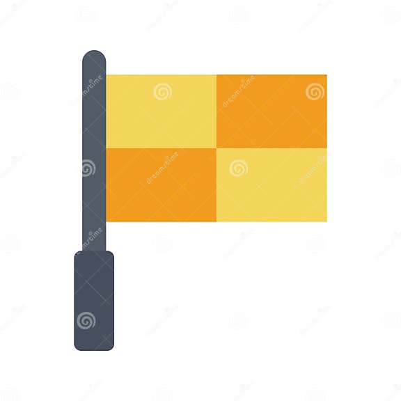 Offside Flag Icon Vector Image. Stock Vector - Illustration of isolated ...