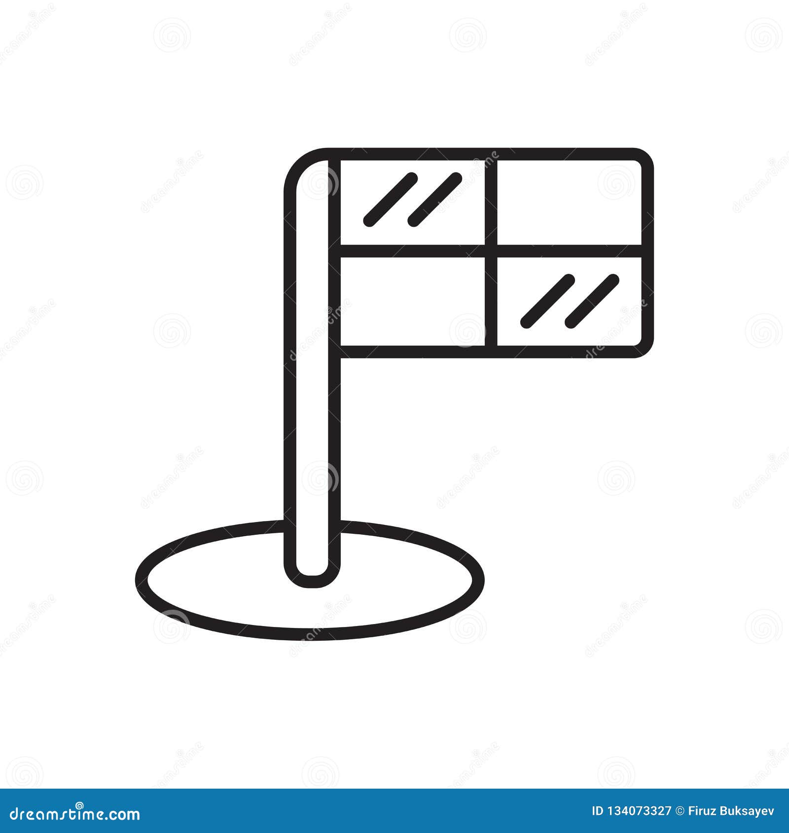 Offside Icon Vector Isolated On White Background, Offside Sign , Sign ...