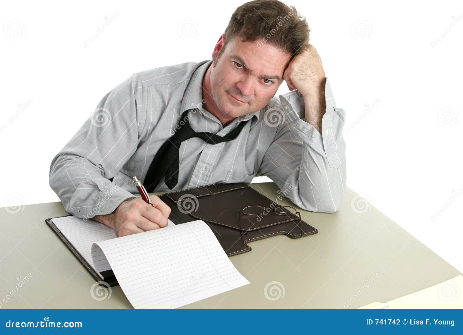 Oficinista - contrariedad foto de archivo. Imagen de inventario - 741742