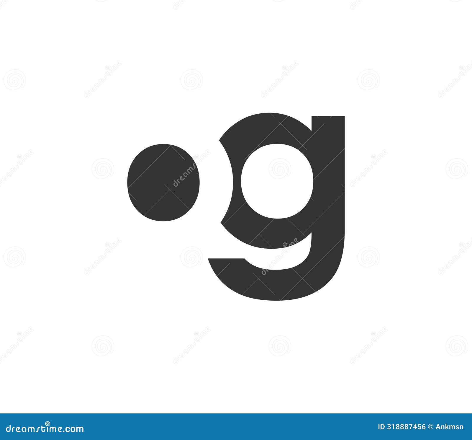 OG Creative Geometric Initial Based Modern and Minimal Logo. Letter O G ...