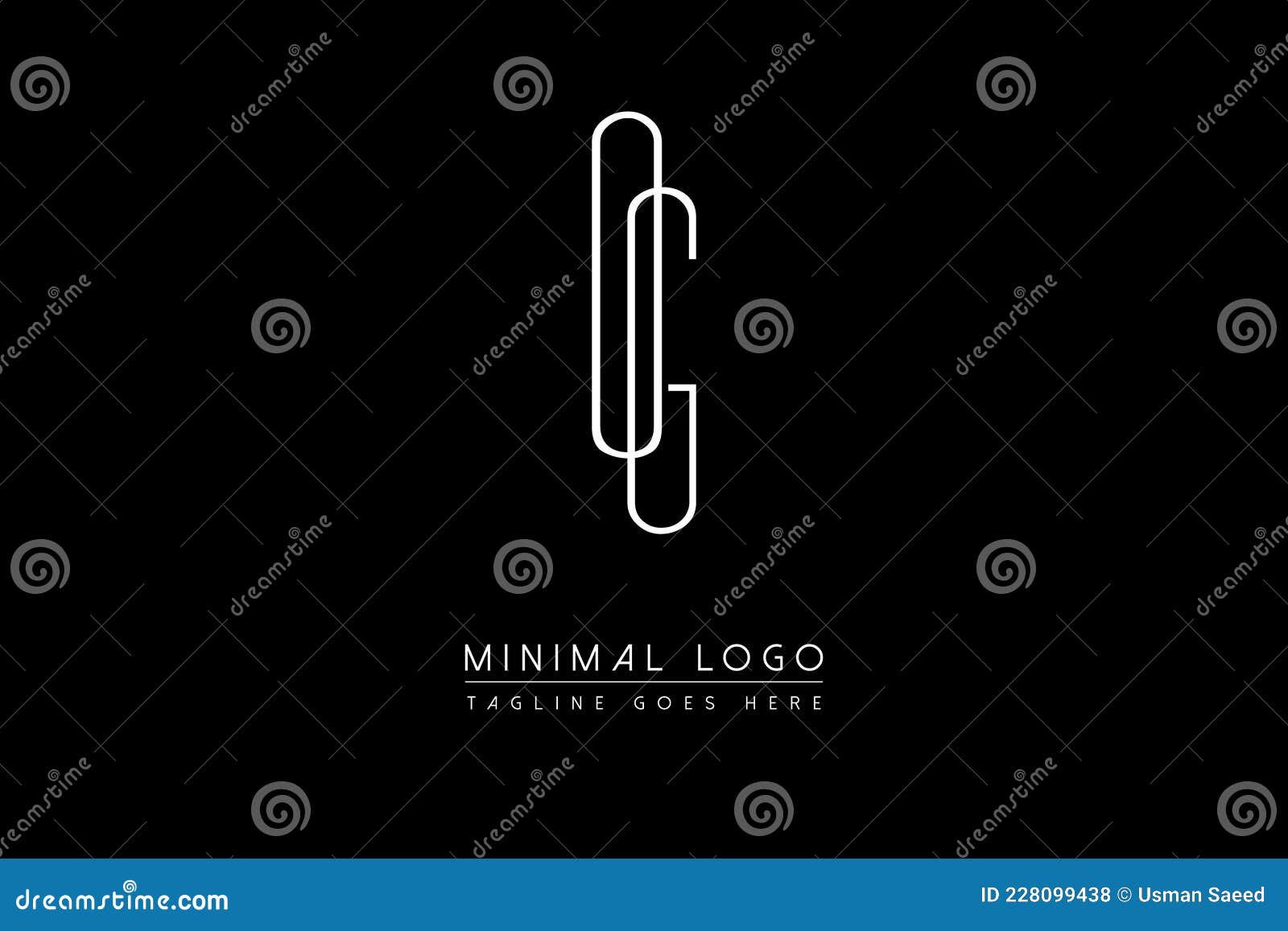 OG or GO Initial Linked Letter Logo Vector Illustration Monogram Symbol ...