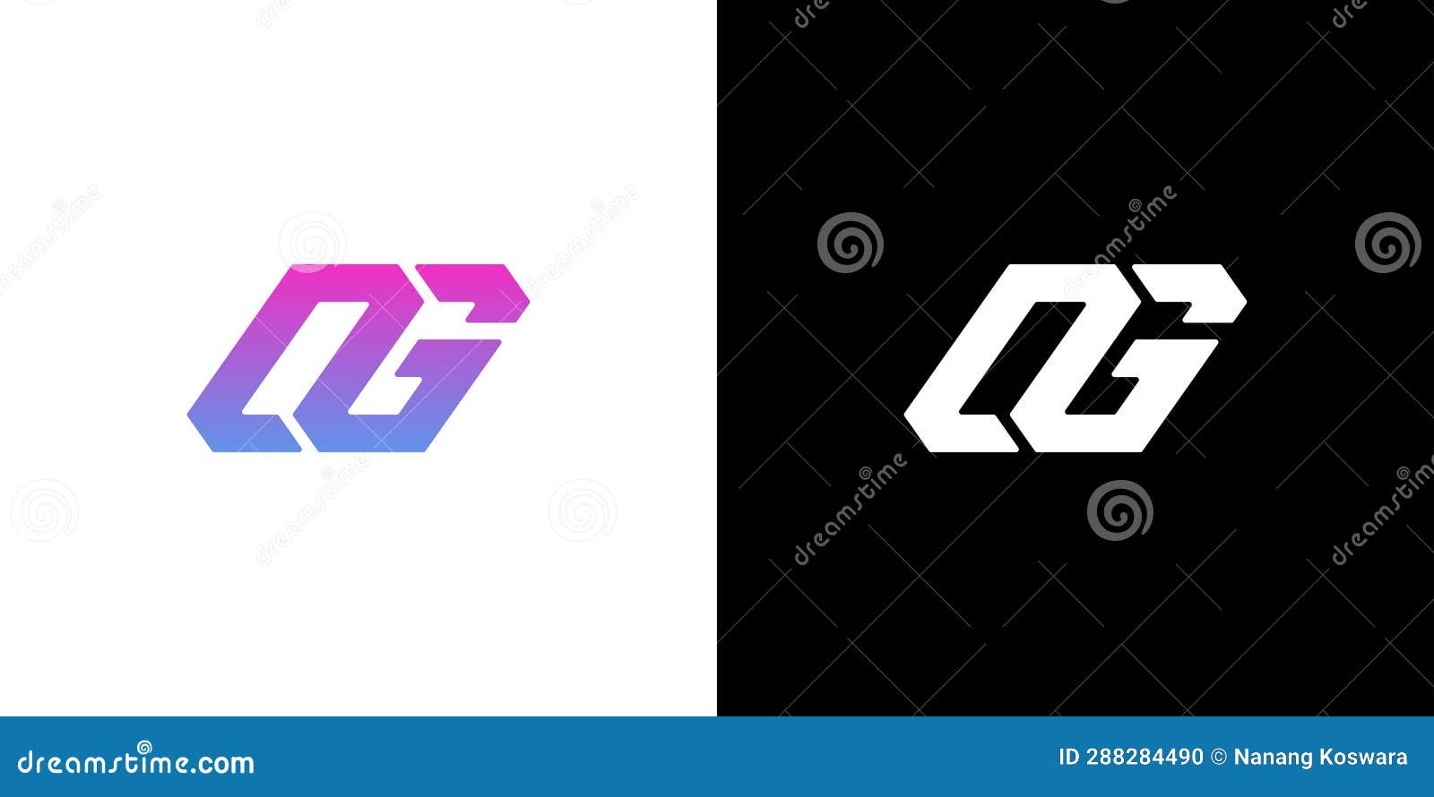 OG Logo, OG Monogram, Initial OG Logo, Letter OG Logo, Modern, Icon ...