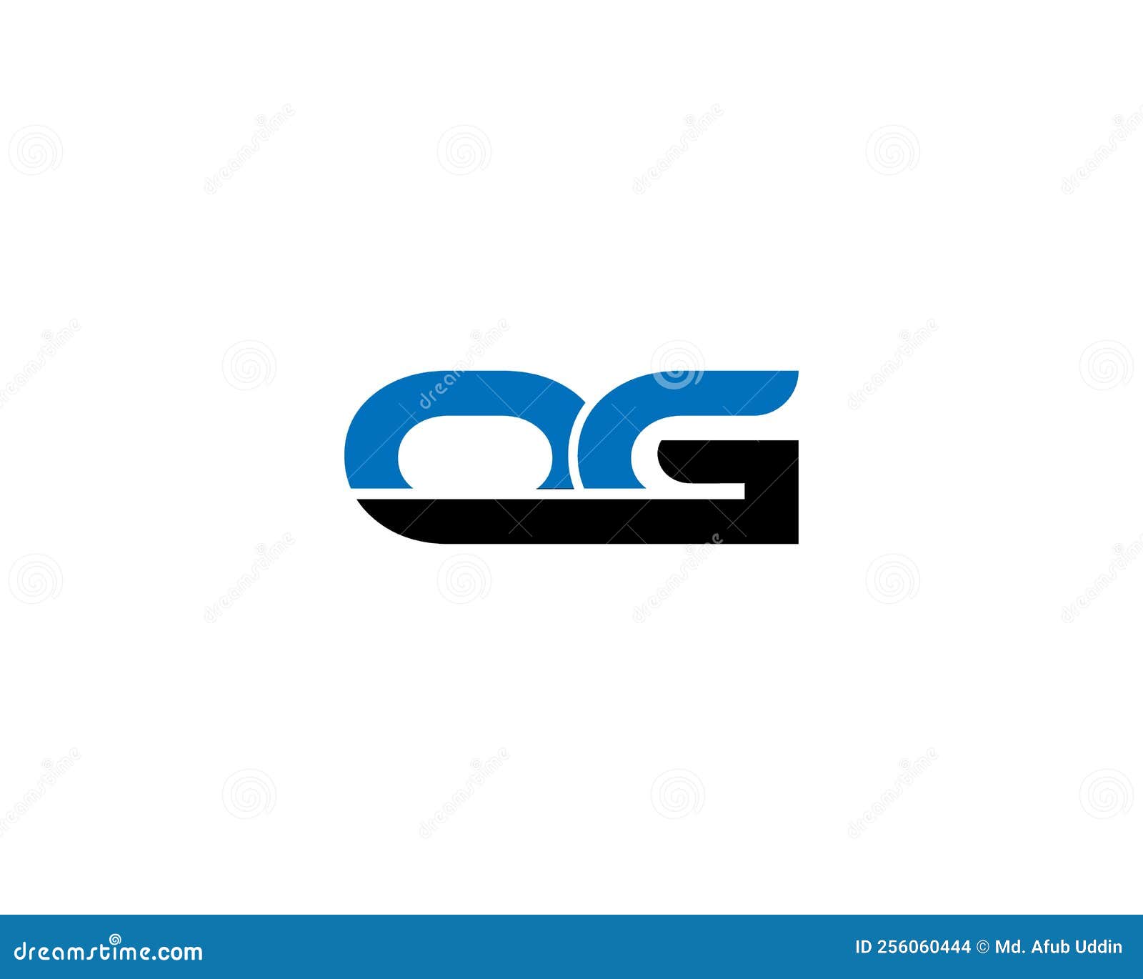OG Logo Vector Graphic Design Stock Vector - Illustration of logo ...
