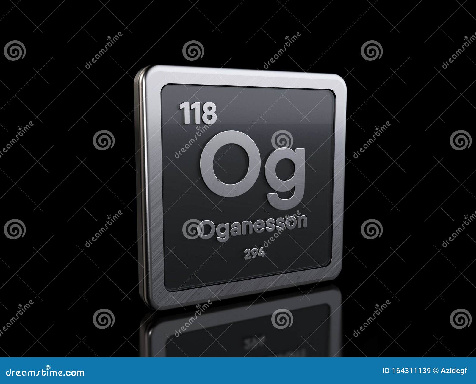 Oganesson, Og, Periodic Table Element Royalty-Free Stock Photo ...