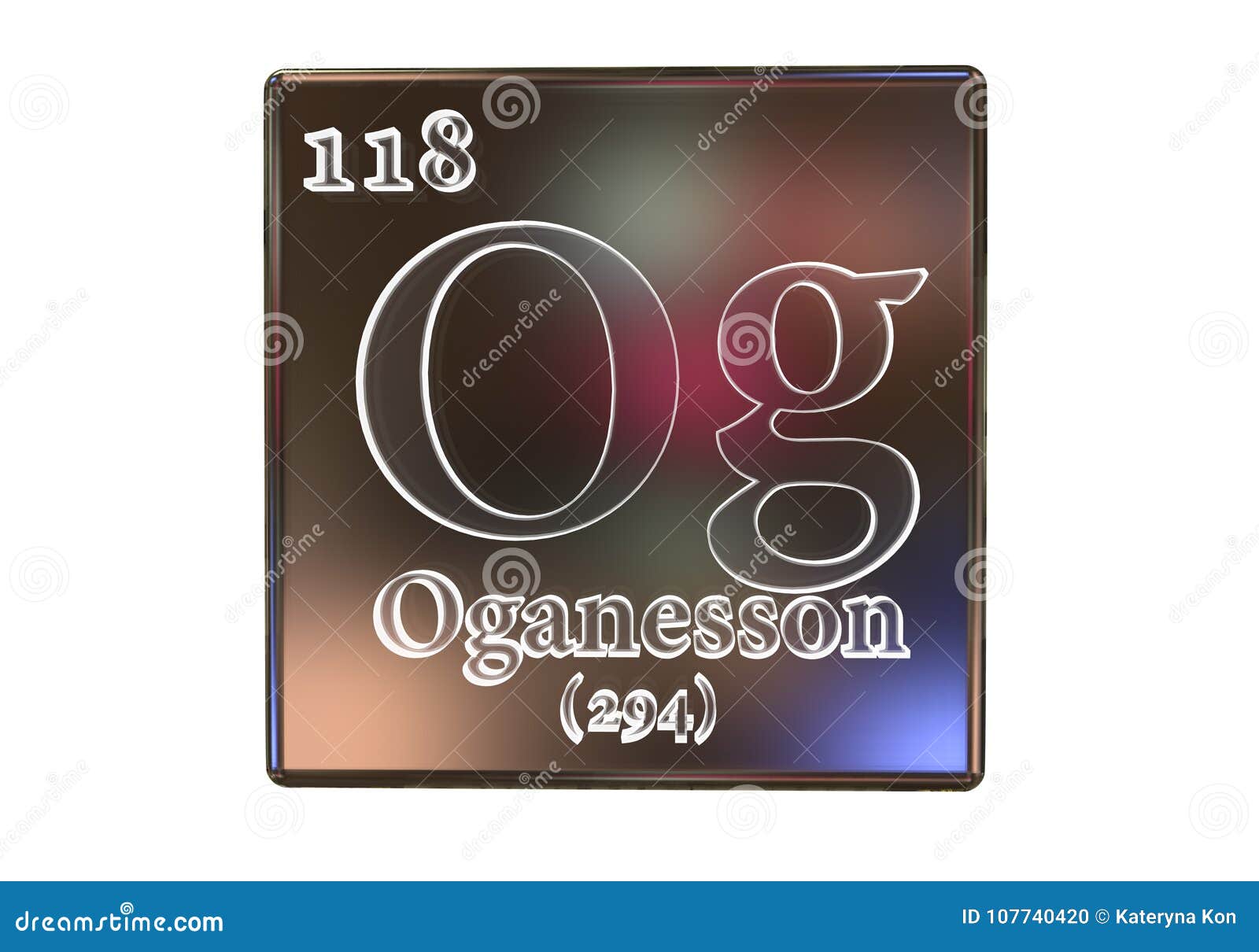 Oganesson, Og, Un Elemento Chimico Sintetico Recentemente Scoperto ...
