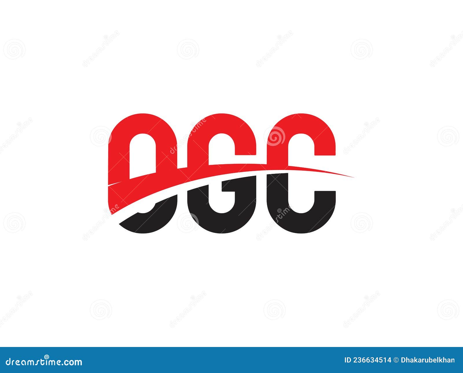 OGC Letter Initial Logo Design Vector Illustration Stock Vector ...