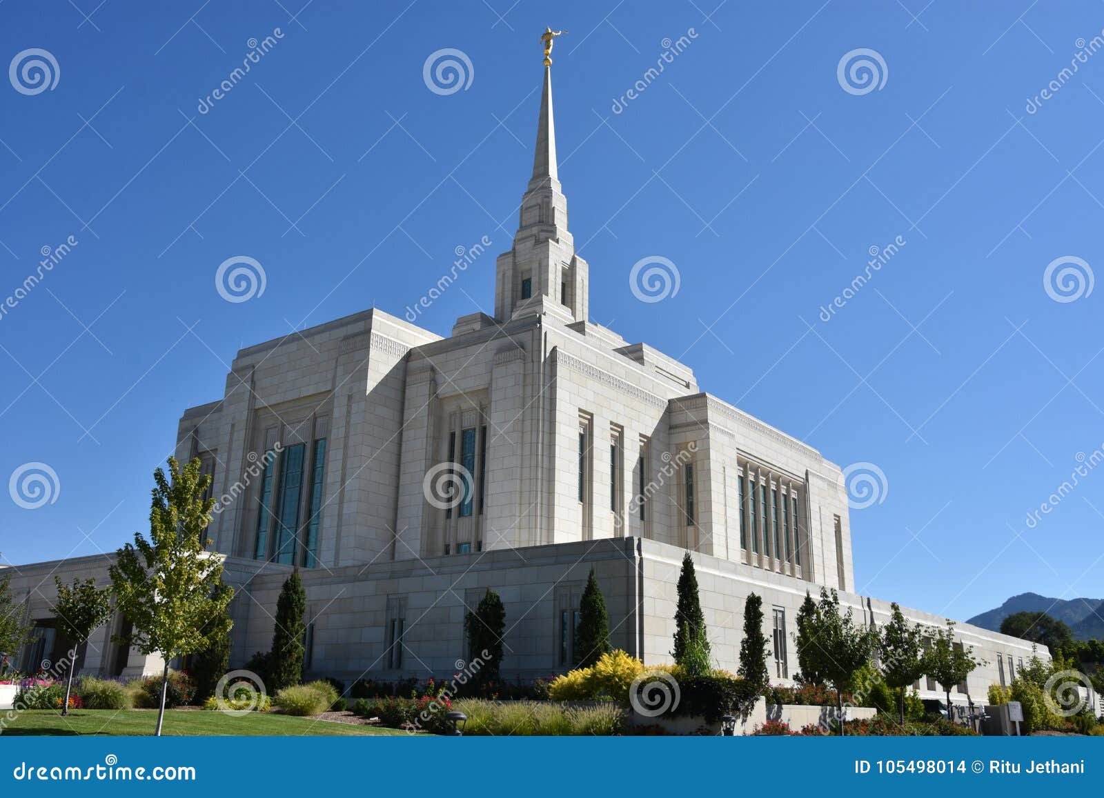 Ogden Utah Temple stock photo. Image of downtown, architecture - 105498014