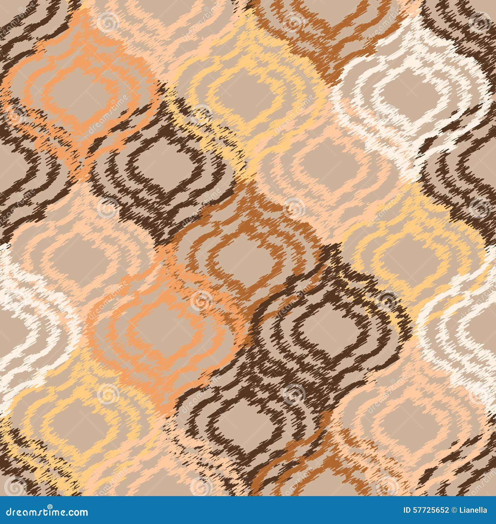 Ogee Fabric Seamless Background Stock Vector - Illustration of textile ...