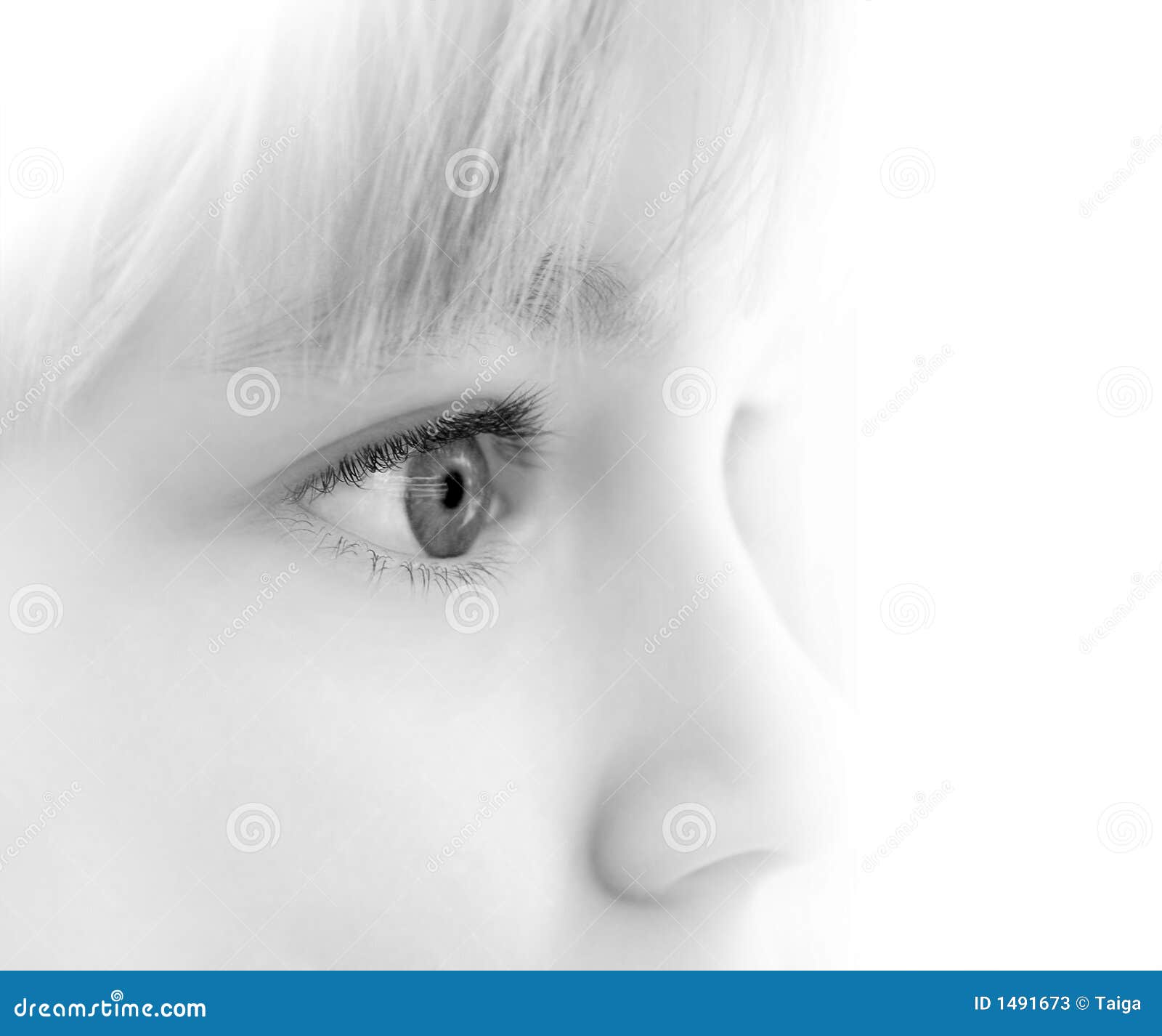 Ogen van het kind stock afbeelding. Image of toekomst - 1491673