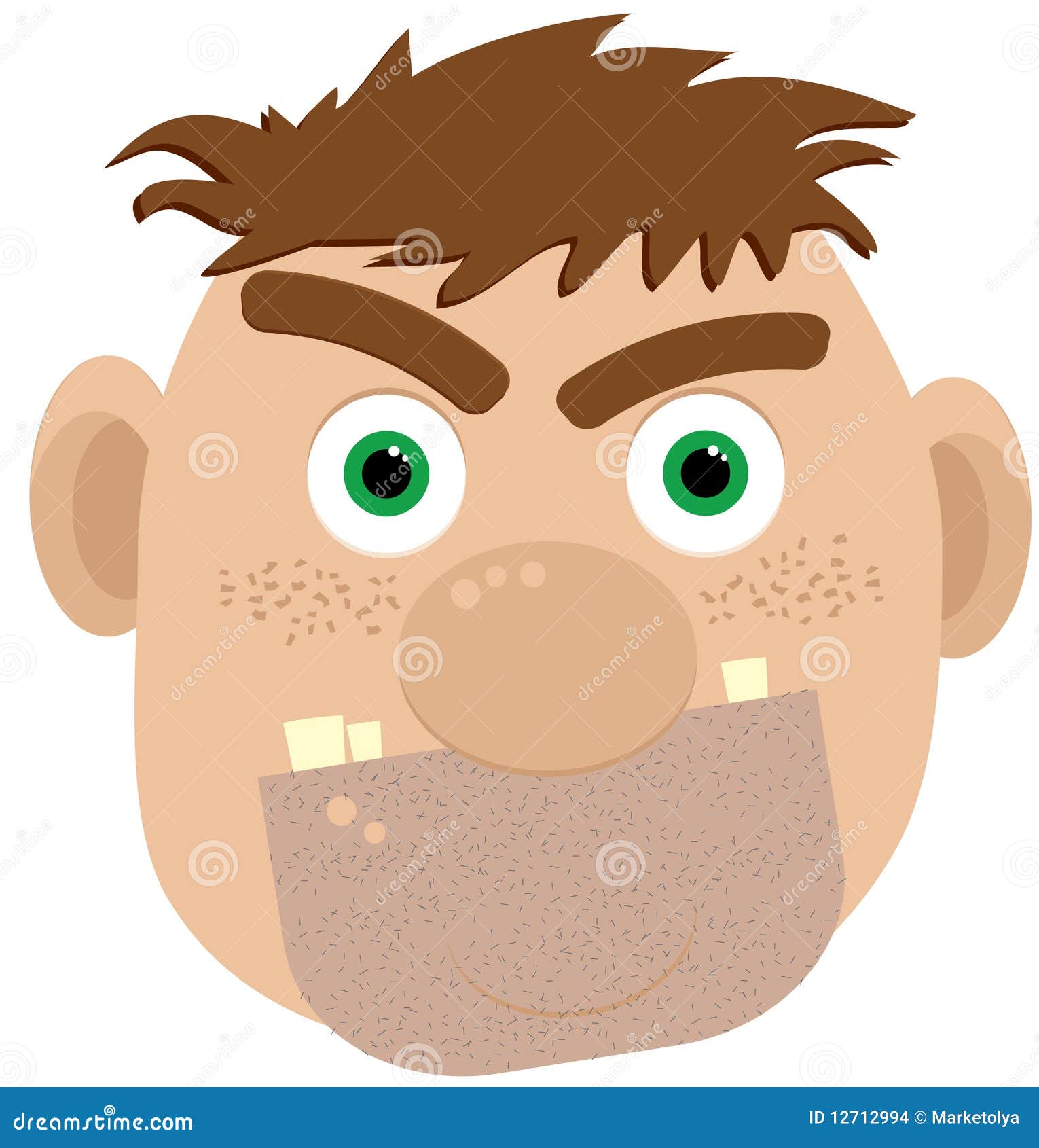 Oger stock vector. Illustration of monstrous, fury, oger - 12712994