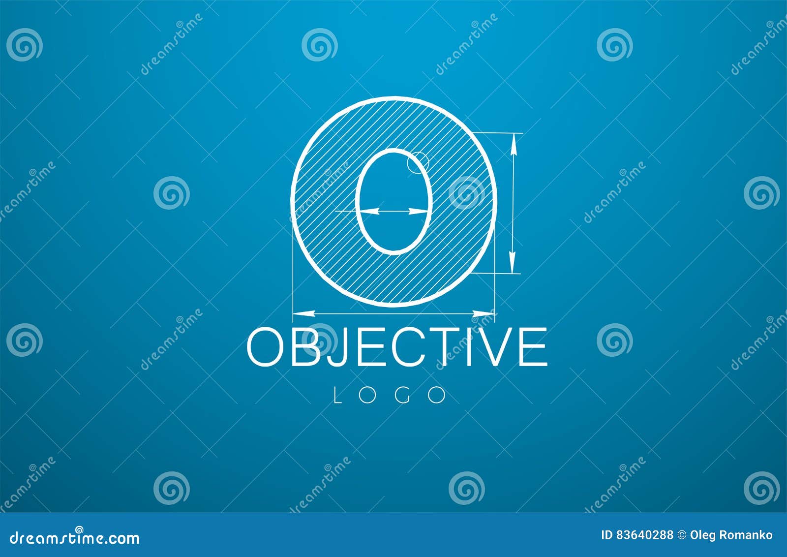 Ogo template letter stock vector. Illustration of reconstruction - 83640288