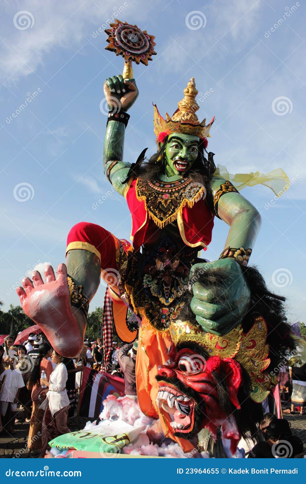 Ogoh-ogoh stock image. Image of head, dance, enemy, indonesian - 23964655
