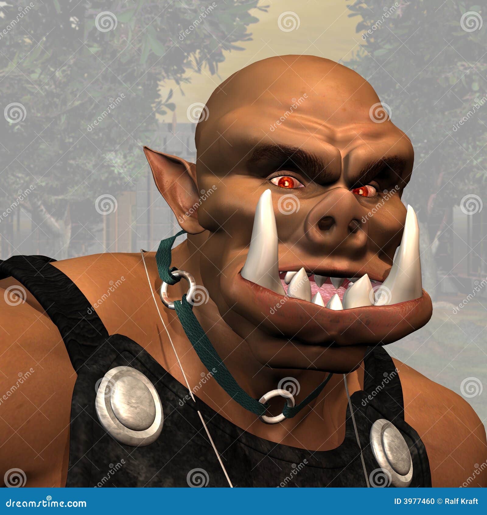 Ogre #02 stock illustration. Illustration of isolated - 3977460