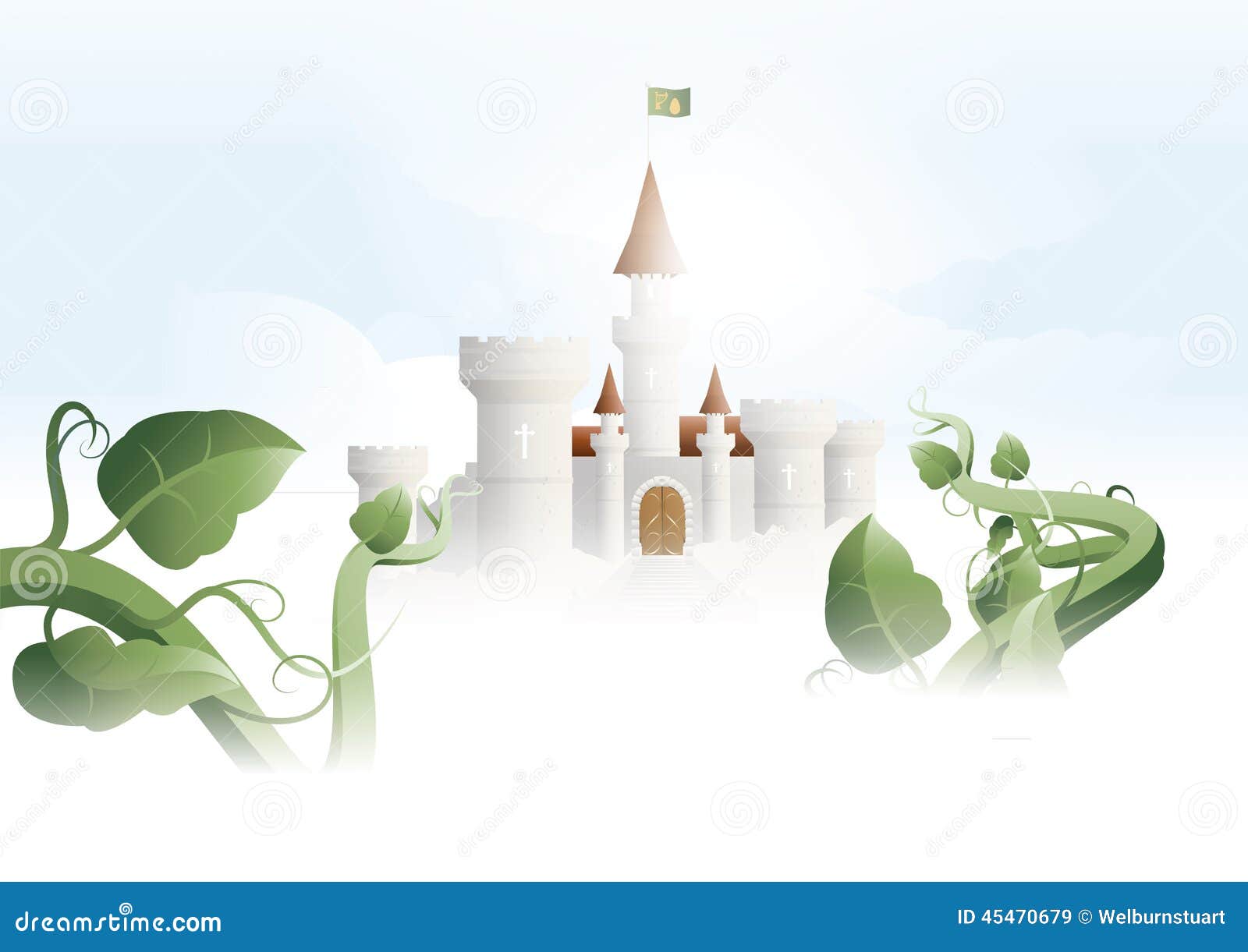 Ogre castle close up stock illustration. Illustration of castle - 45470679