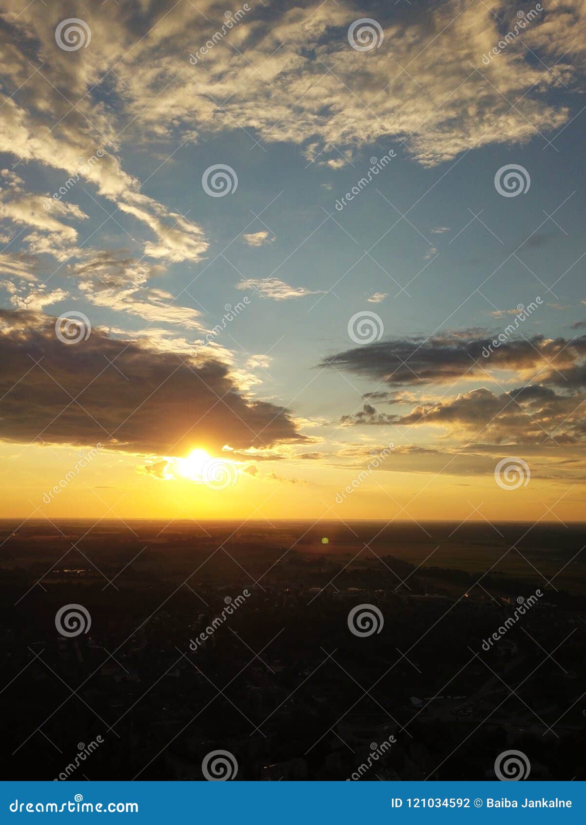 Sunset setting stock photo. Image of colours, setting - 121034592