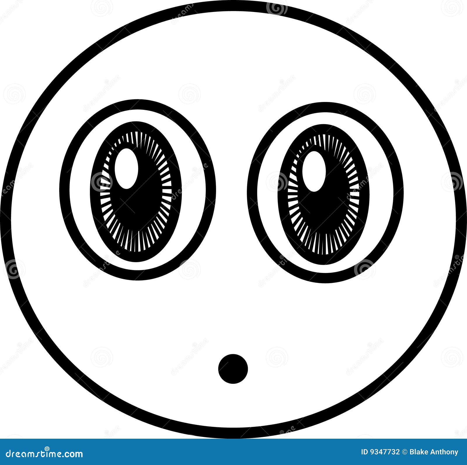 Oh mio! illustrazione vettoriale. Illustrazione di incredulità - 9347732