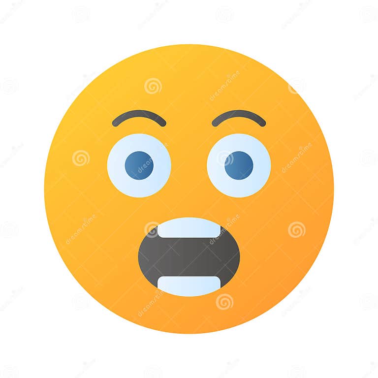Oh My God Expression Emoji Vector Design, Editable Vector Stock Vector ...