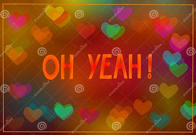 Oh yeah! stock image. Image of alert, colorful, luck - 47966817