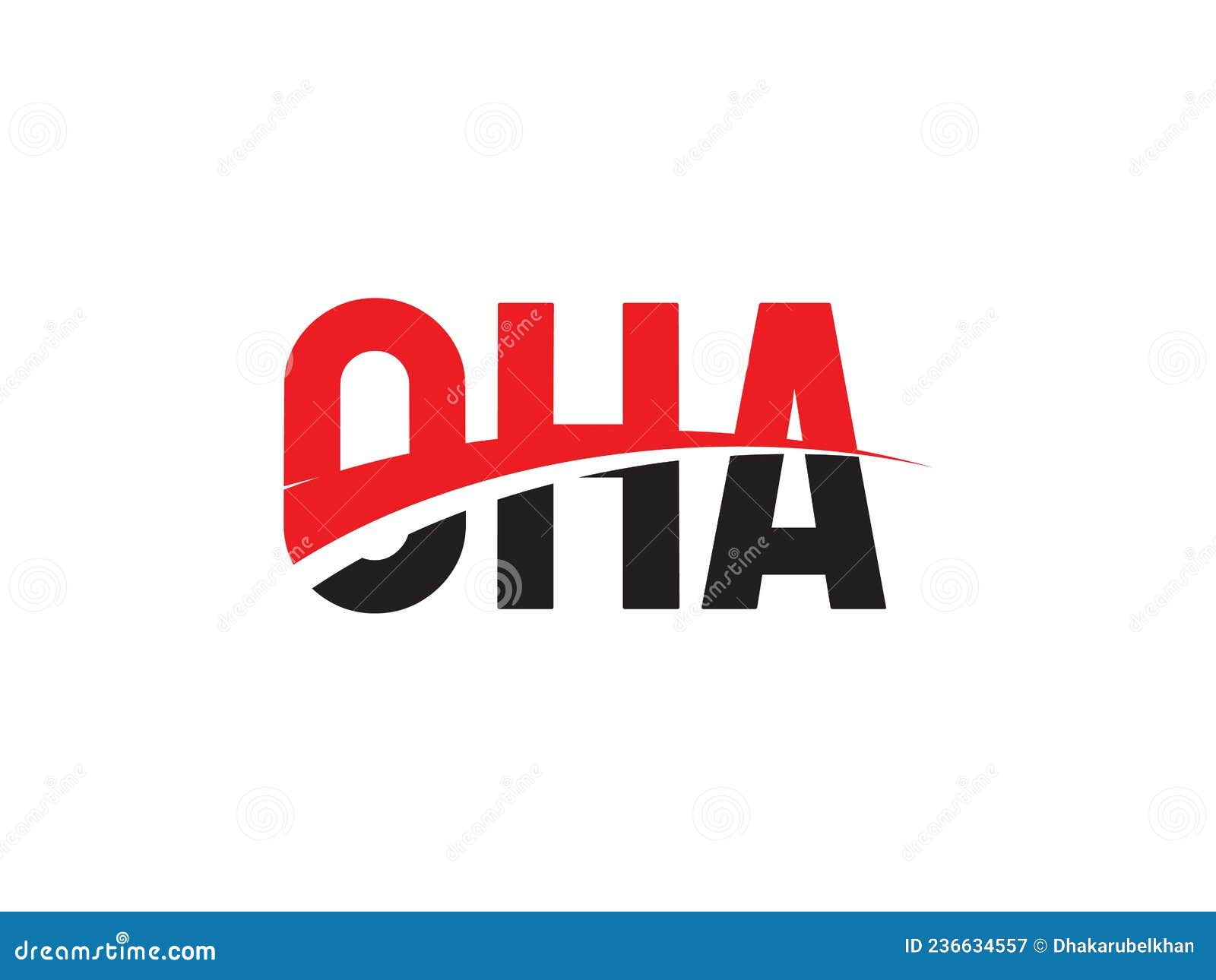 OHA Letter Initial Logo Design Vector Illustration Stock Vector ...