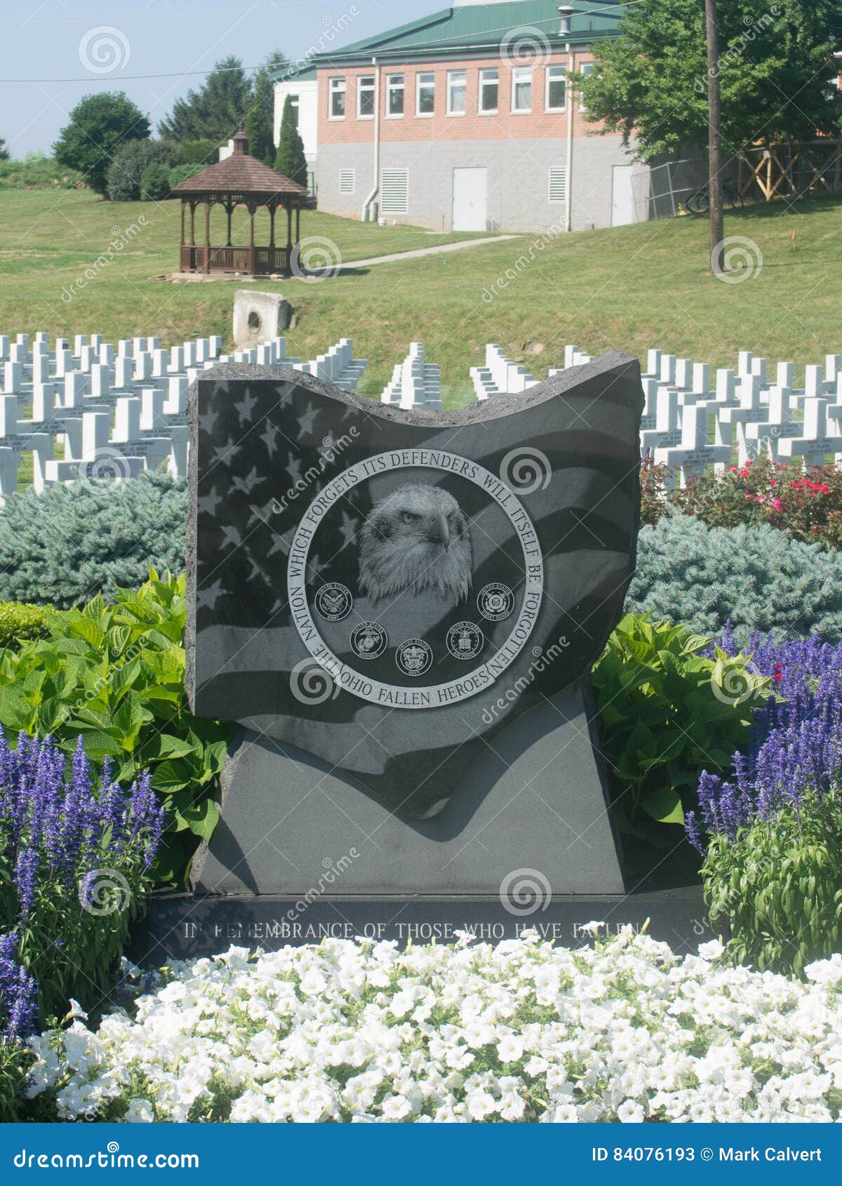 Ohio Fallen Heroes Marker editorial stock photo. Image of fallen - 84076193