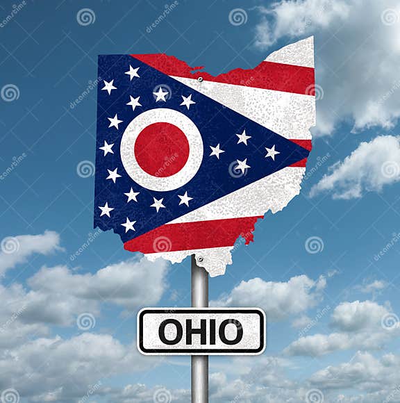 Ohio State sign stock image. Image of cleveland, symbol - 260707211