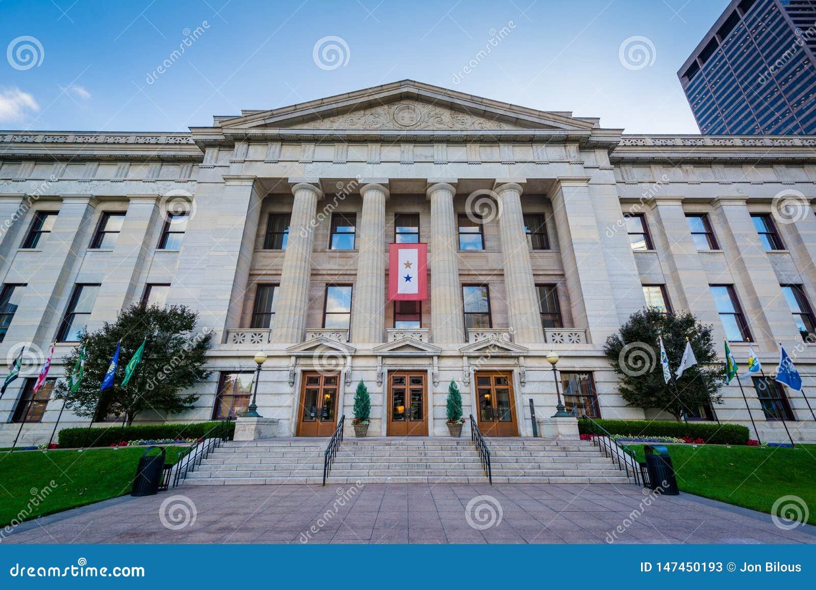 Ohio Statehouse, in Columbus, Ohio Stock Afbeelding - Image of ...