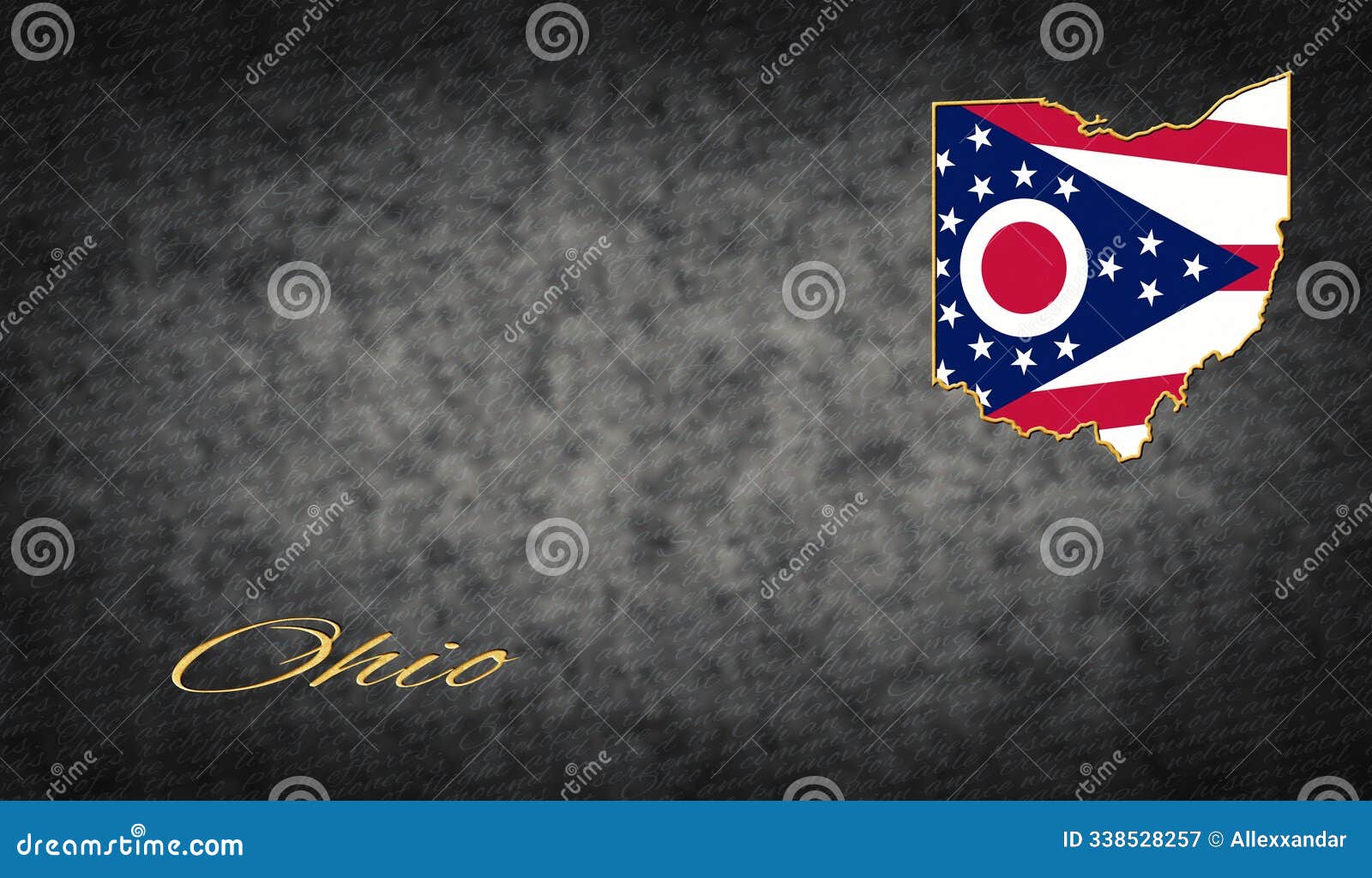 Ohio Symbols, Map of Ohio stock image. Image of languages - 338528257