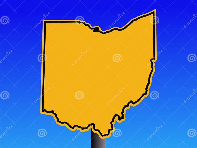 Ohio warning sign stock vector. Illustration of notice - 3348684
