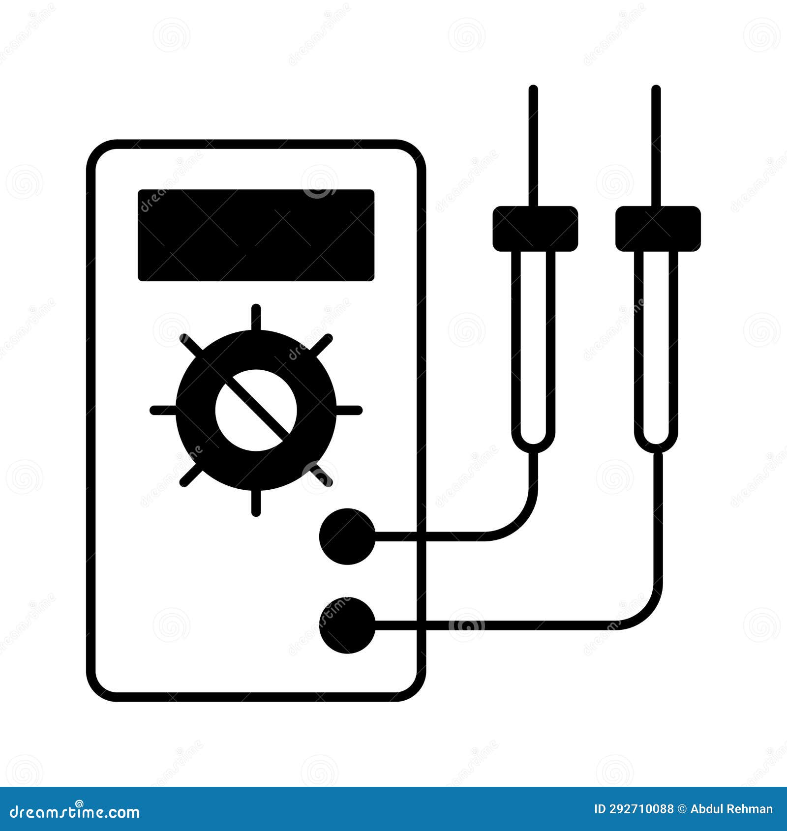Electrometer, Vector Best Gray Line Symbol | CartoonDealer.com #145549494