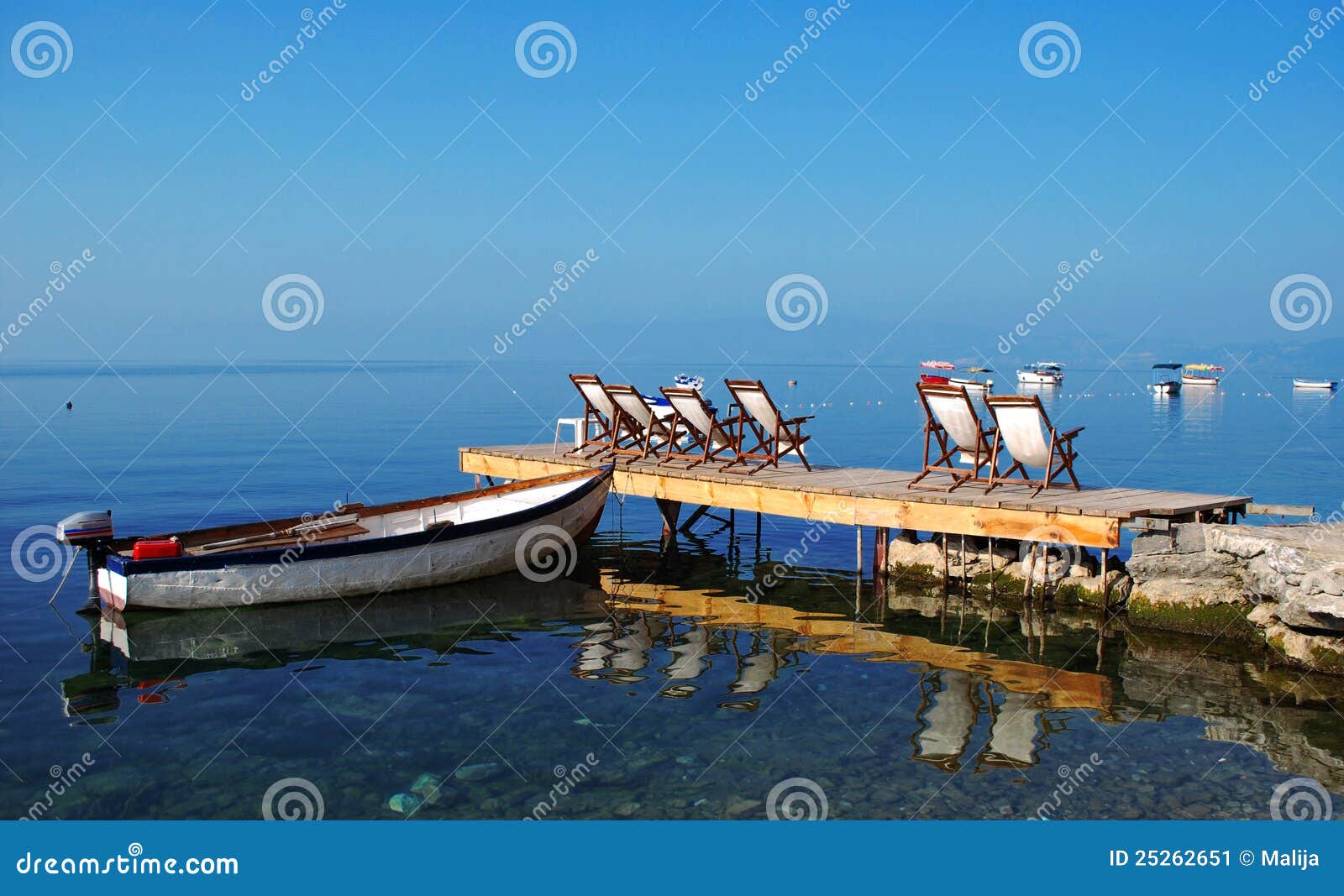 Ohrid lake stock image. Image of fish, tranquil, peaceful - 25262651