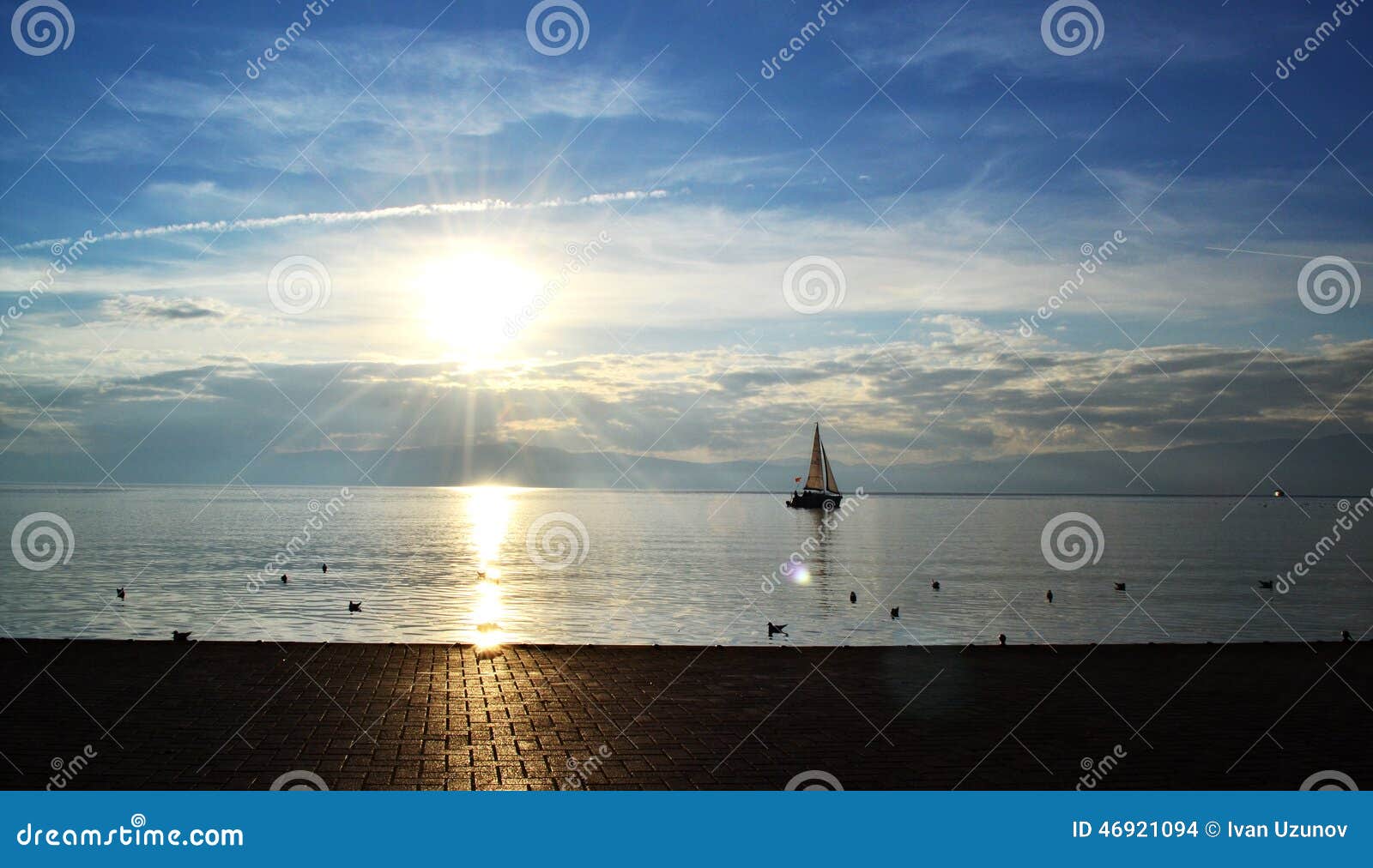 Ohrid landscape stock photo. Image of beautiful, ohrid - 46921094